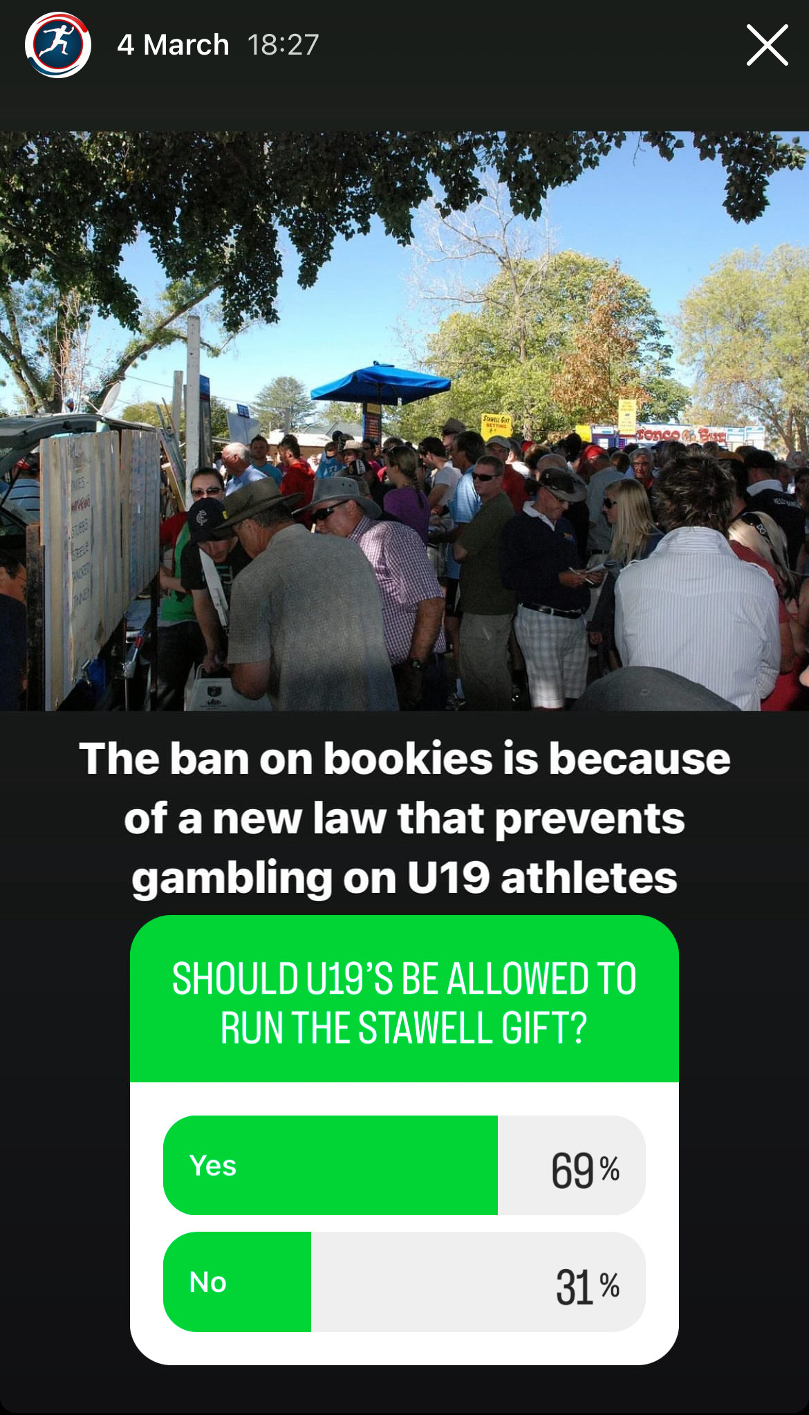 Stawell Gift backflips on bookie ban - Inside Athletics